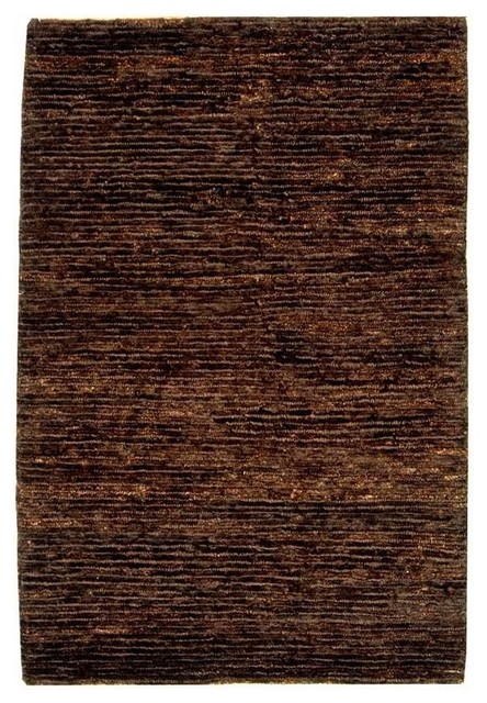 Dark Brown Jute Area Rug contemporary-area-rugs
