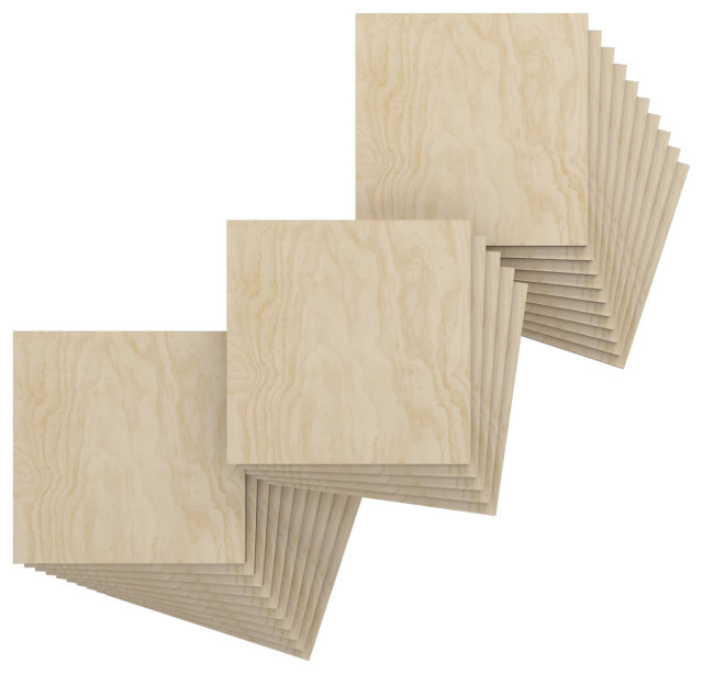7 3/4"W x 7 3/4"H x 1/4"T Wood Hobby Board, Alder, 11.75"Wx11.75"Hx.375 ...