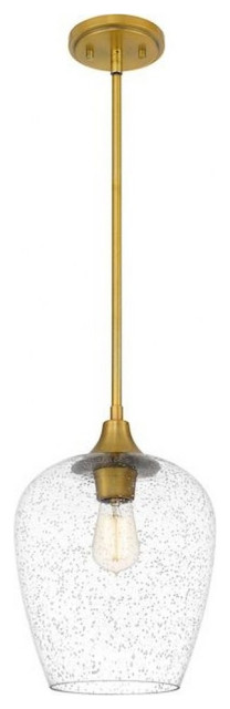 1 Light Small Mini Pendant, Transitional Style, 13.75x10 - Transitional ...