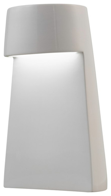 Justice Design Beam Portable LED Table Lamp, Matte White CER-2450-MAT ...