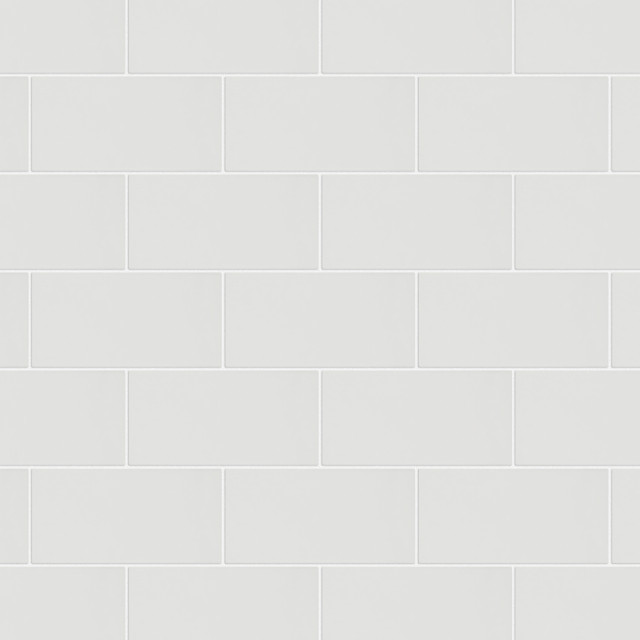 Piscina Brick Blanco Brillo Porcelain Floor and Wall Tile - Traditional ...