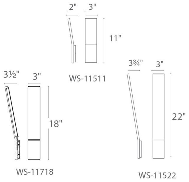 Modern Forms Blade LED Wall Sconce, 11.5" - Modern - Wall Sconces - by ...
