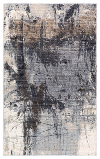 Surya Valour VOR-2307 3'11"x5'7" Rug, Dark Red/Gray/White/Beige/Ink ...