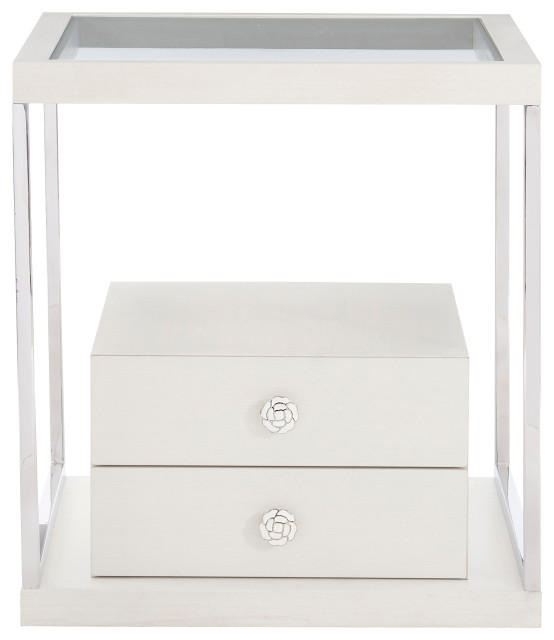 Bernhardt Silhouette Side Table, 23"W x 25"D x 25"H - Contemporary ...