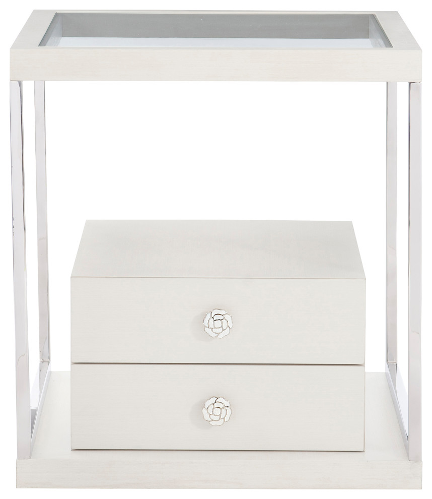 Bernhardt Silhouette Side Table, 23"W x 25"D x 25"H - Contemporary - Side Tables And End Tables ...