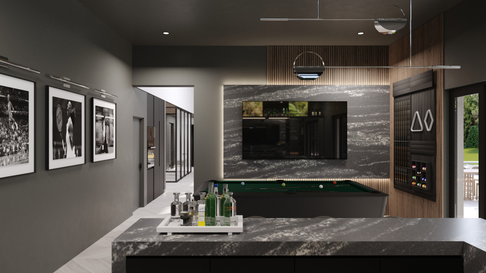 The Mod Showpiece - Contemporary - Home Bar - Other - by Space & Mark ...
