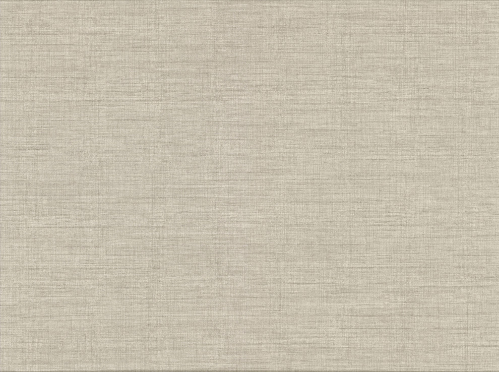 Essence Neutral Linen Texture Wallpaper, Sample - Contemporary ...