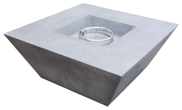 Teva Furniture Joshua GRC Firepit with Stainless Steel Burner ...
