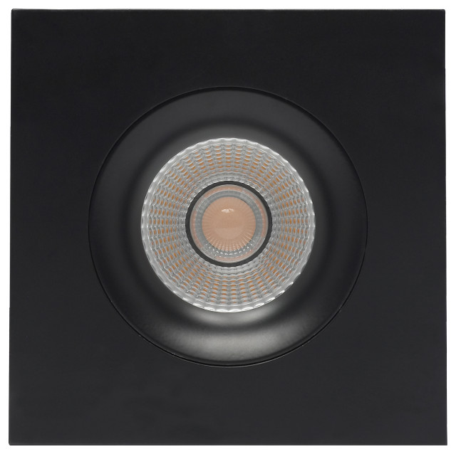 12 Watt LED Downlight - Gimbaled - 3.5 in. - 120 Volt - Square - Remote ...