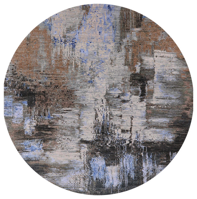 Ahgly Company Indoor Rectangle Mid-Century Modern Area Rugs, 5' x 7', 6 ...