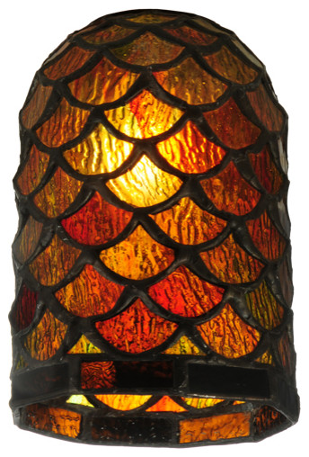4W X 6H Scallop Shade - Beach Style - Lamp Shades - by Meyda Lighting ...