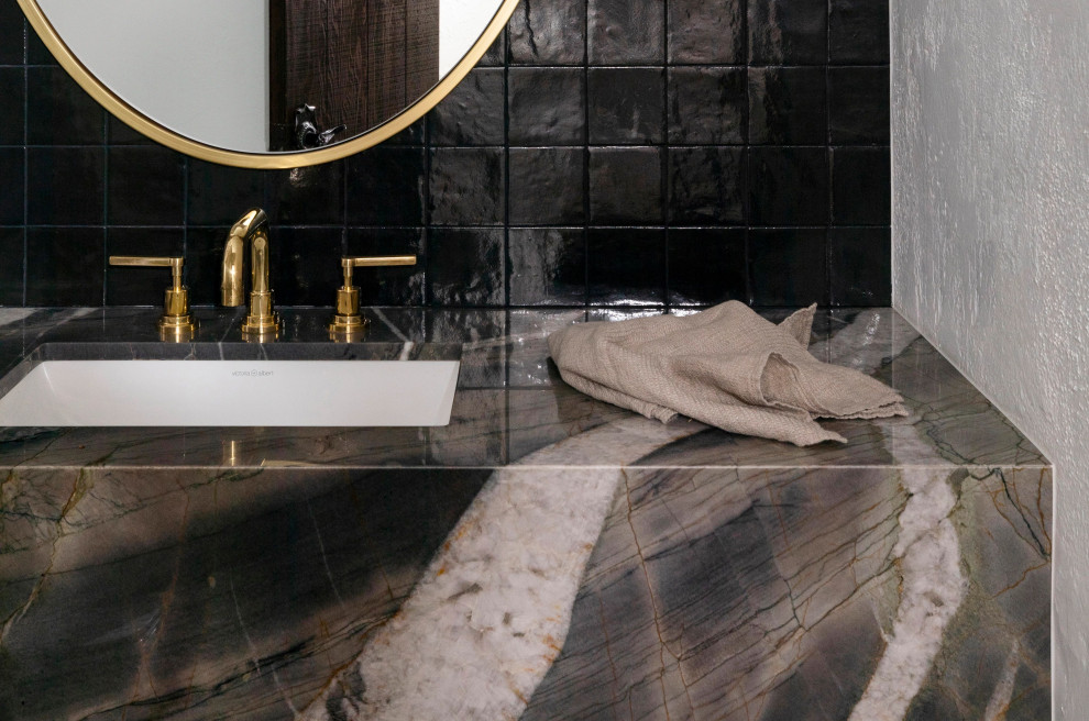 Paramount Quartzite Bathroom countertop - Modern - Powder Room ...