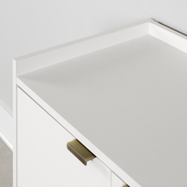 Hype Storage Cabinet, Pure White - Midcentury - Storage Cabinets - by ...
