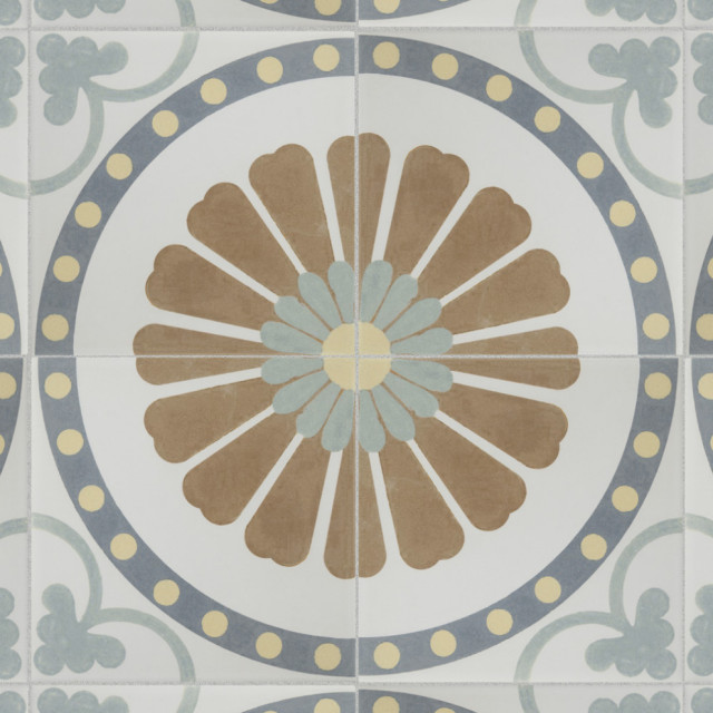 Revival Ceramic Floor and Wall Tile, Ring, Sample - Contemporary - Wall ...