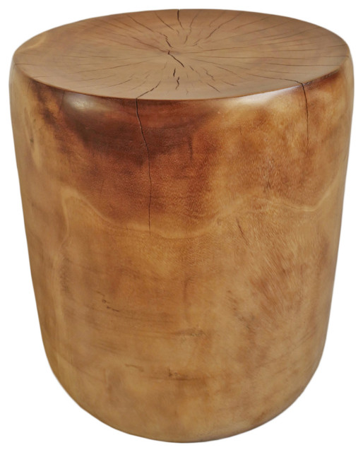 Monkey Pod Stump Side Table 1 - Rustic - Side Tables And End Tables ...
