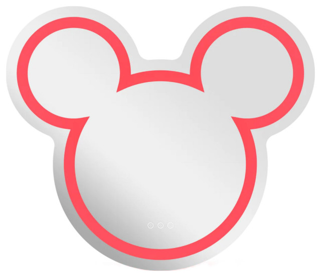 Mickey Mouse LED Wall Mirror - Modern - Makeup Mirrors - by Impressions ...