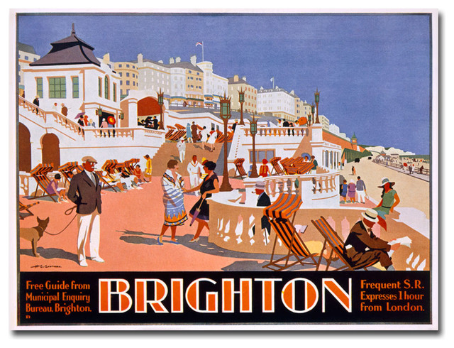 'Brighton' Canvas Art by Henry Gawthorn, 26" x 32" - Traditional ...