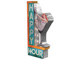 Happy Hour Vintage LED Marquee Sign, 25 x 13 - Farmhouse - Novelty ...