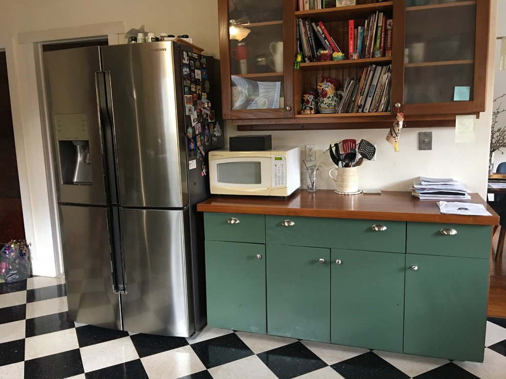 Fridge location for new kitchen design