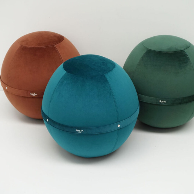 Bloon Velvet French Sitting Ball | XL - Contemporary - Office Chairs ...