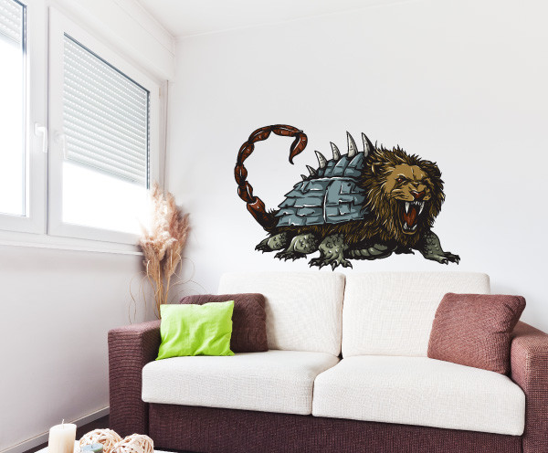 Mythical Creature Vinyl Wall Decal MythicalCreatureUScolor021, 10 in ...