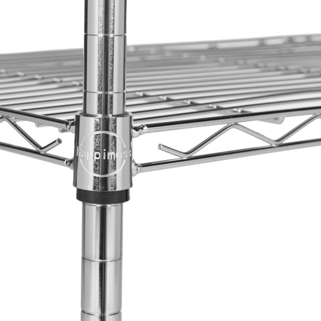 Safavieh Sierra Mini 3-Tier Chrome Wire Rack, #N/A - Contemporary ...