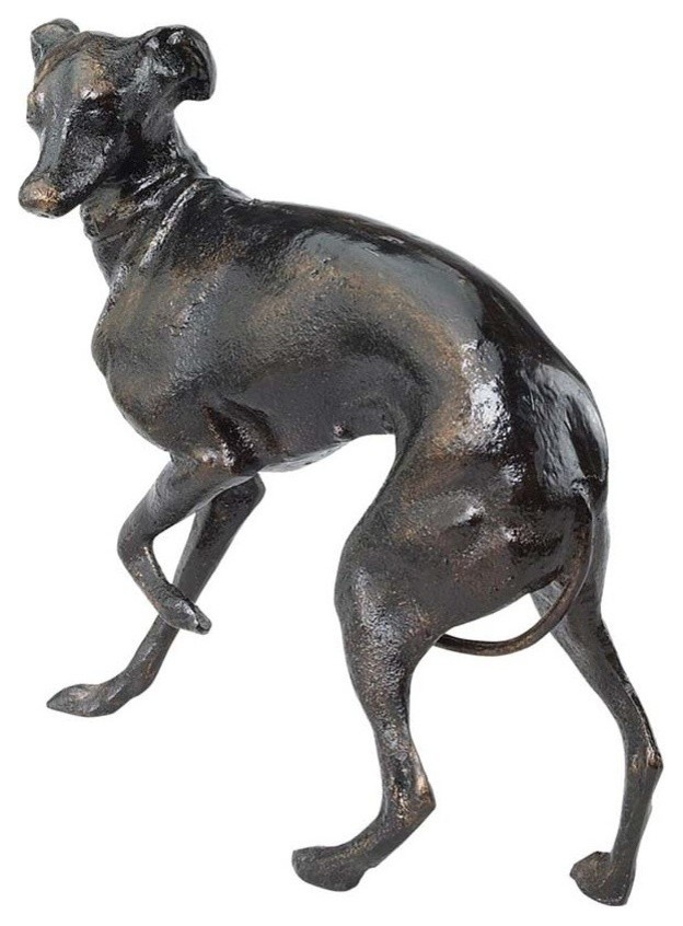 Loyal Whippet Statue - Traditional - Decorative Objects And Figurines ...