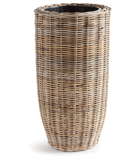 Lucas Planter, Small - Tropical - Indoor Pots And Planters - by Napa ...