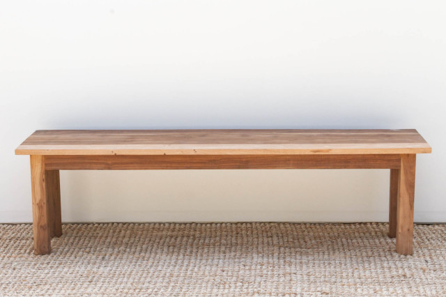 Reclaimed Teak Colonial Bench - Transitional - Accent And Storage ...