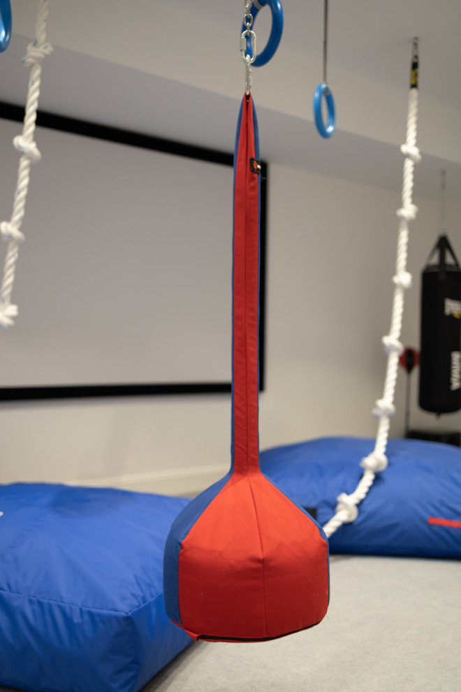 Ninja and Art Room - Contemporary - Basement - New York - by Smart ...