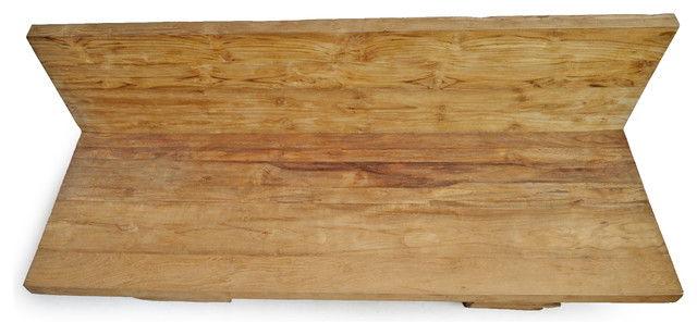 Modern Teak Java Bench - Rustic - Outdoor Benches - by Design Mix ...