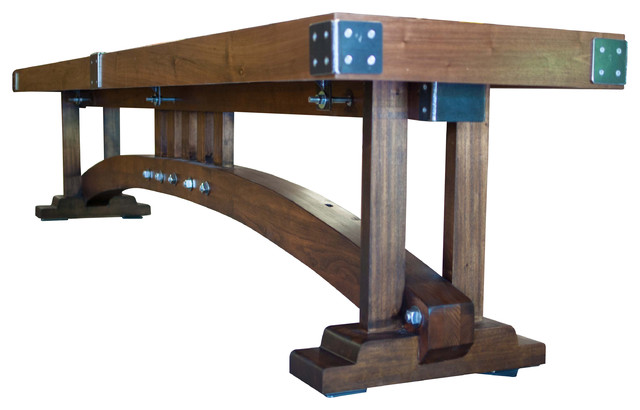 Craftsmen 12' Shuffleboard Table - Industrial - Game Tables - by Sawyer ...