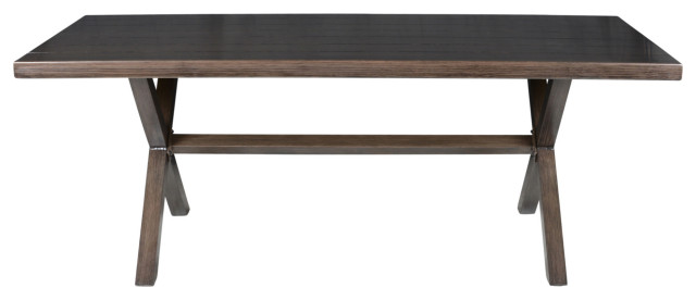 Marina Rectangle Patio Table - Transitional - Outdoor Dining Tables ...