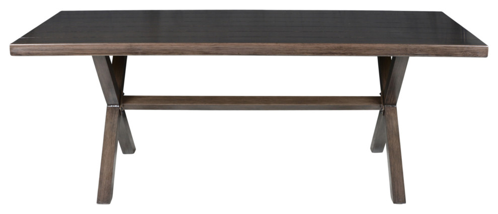 Marina Rectangle Patio Table - Transitional - Outdoor Dining Tables ...