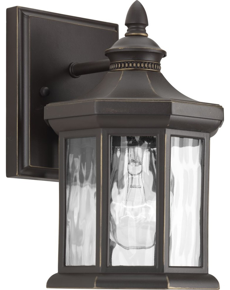 Edition 1-Light Wall Lantern, Small - Traditional - Outdoor Wall Lights ...