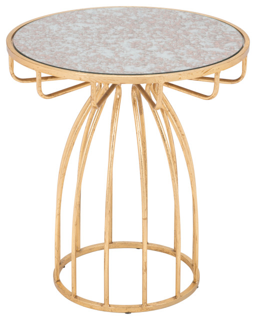Silo Side Table Gold - Contemporary - Side Tables And End Tables - by ...