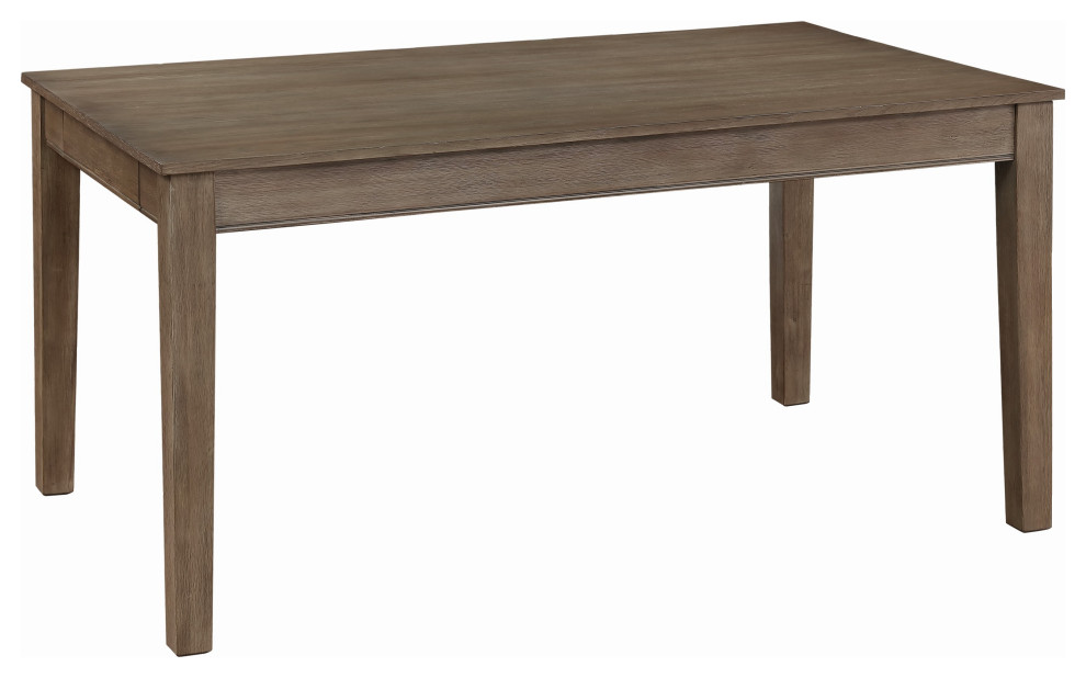 Benzara BM220935 Transitional Wooden Dining Table with Two Drawers ...