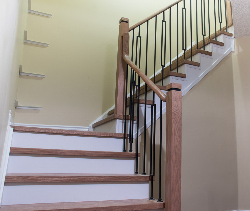Kilsyth Project: Stairs & Railing - Rustic - Staircase - Toronto - by ...