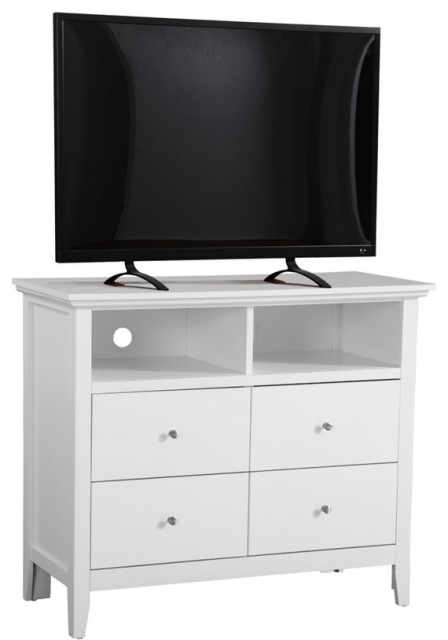 Shandon 4-Drawer Media Chest - Transitional - Entertainment Centers And ...