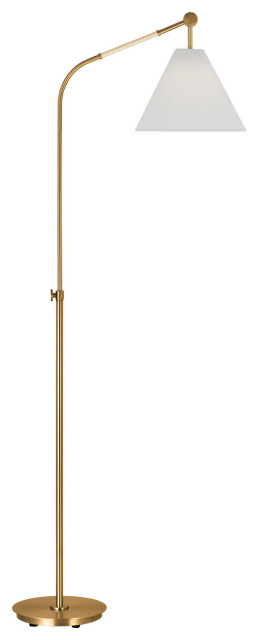 Remy One Light Table Lamp, Burnished Brass - Transitional - Table Lamps ...