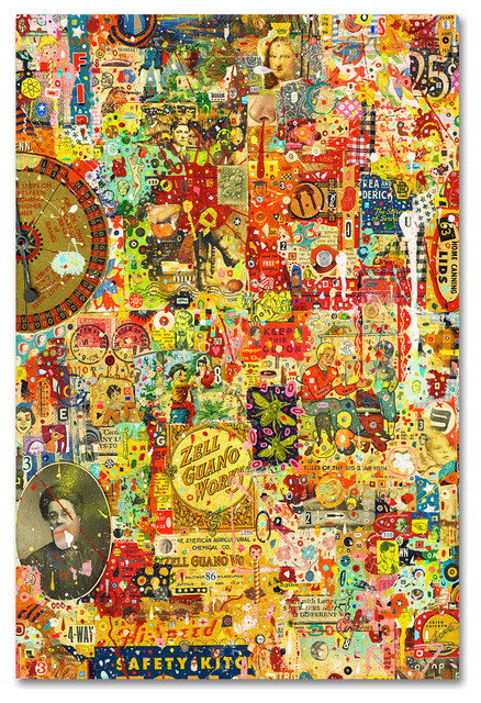 Colin Johnson 'The New World' Canvas Art, 16"x 24" - Contemporary ...