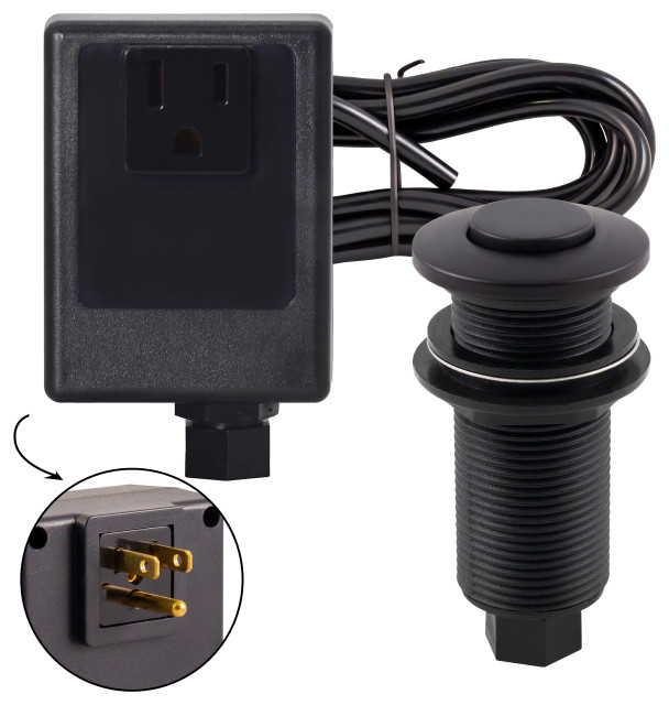 Disposal Air Switch And Single Outlet Control Box In Powder Coated Flat ...