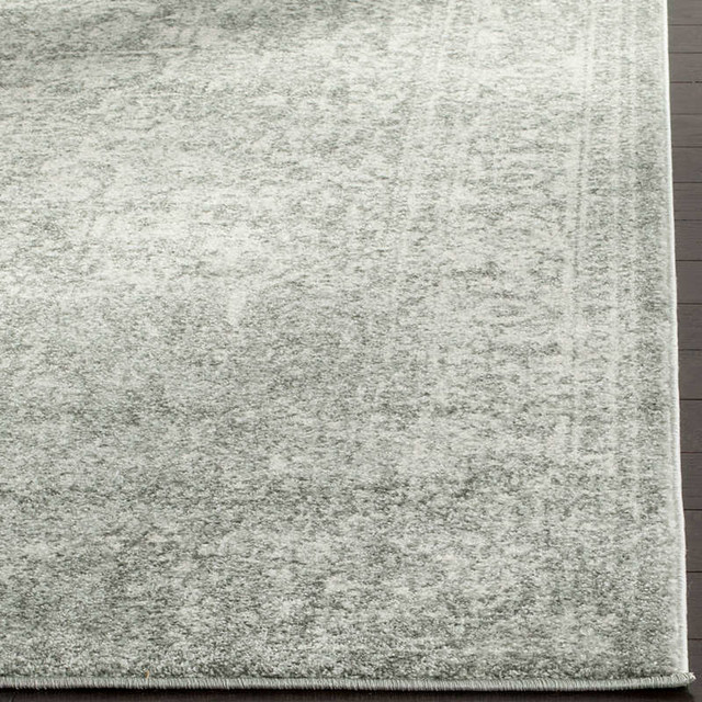 Safavieh Evoke Polyproplyene & Jute EVK256S Rug, 9'0"x9'0" Round ...