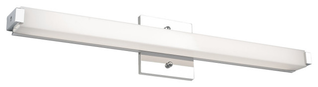 Latitude-Slim Bathrrom Light Fixture, Chrome, 21x2x5 - Transitional ...