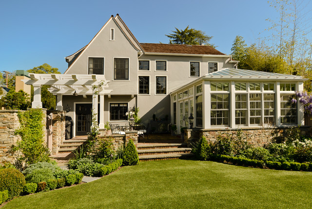 Stucco Tudor Cottage - Traditional - Exterior - San Francisco - by FGY ...