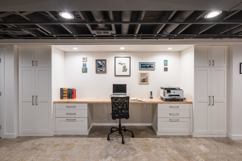 Time For a Refresh - A 1980's Home Renovation - Transitional - Basement ...