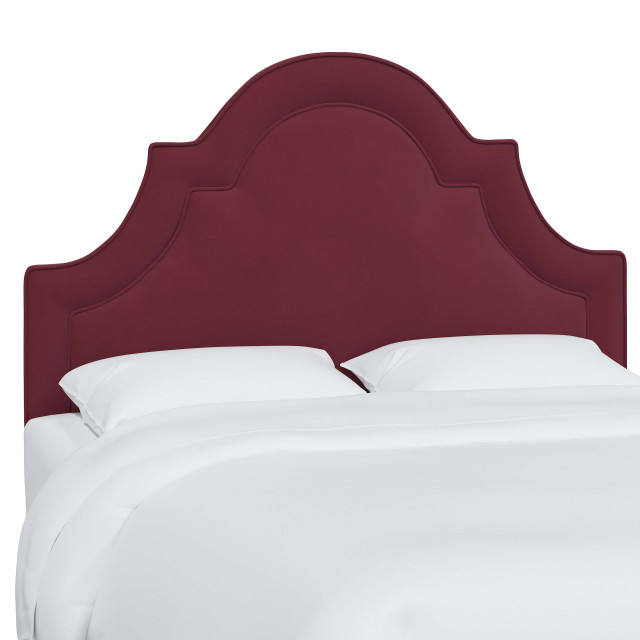 High Arched Headboard With Border, Full - Contemporary - Headboards ...