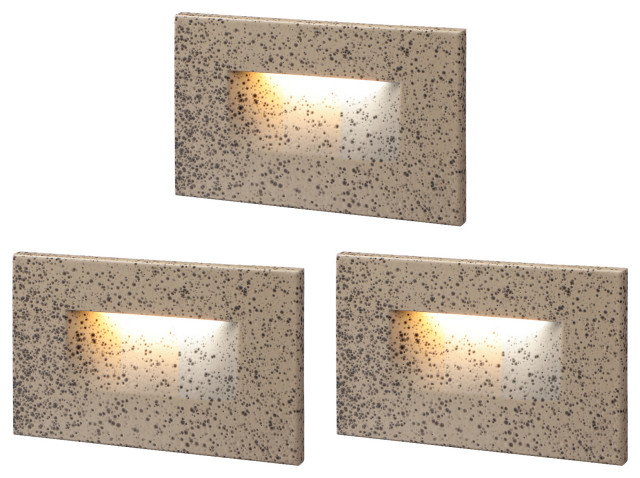 3 Pack 3CCT LED Step Lights, Dimmable Aluminum Stair Lights, IP65 ...