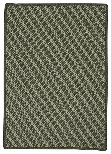 Blue Hill Area Rug, Moss Green, 5'x7', 5'x7' - Contemporary - Area Rugs ...
