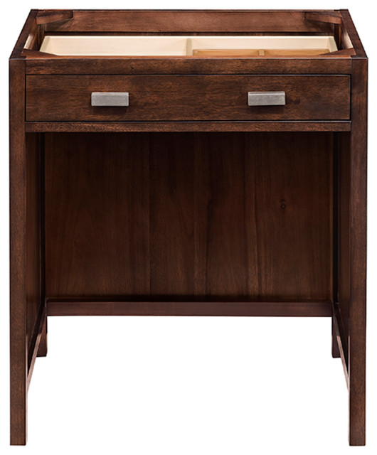 30" Free-standing Countertop Unit, Acacia Eternal Jasmine Pearl Quartz ...